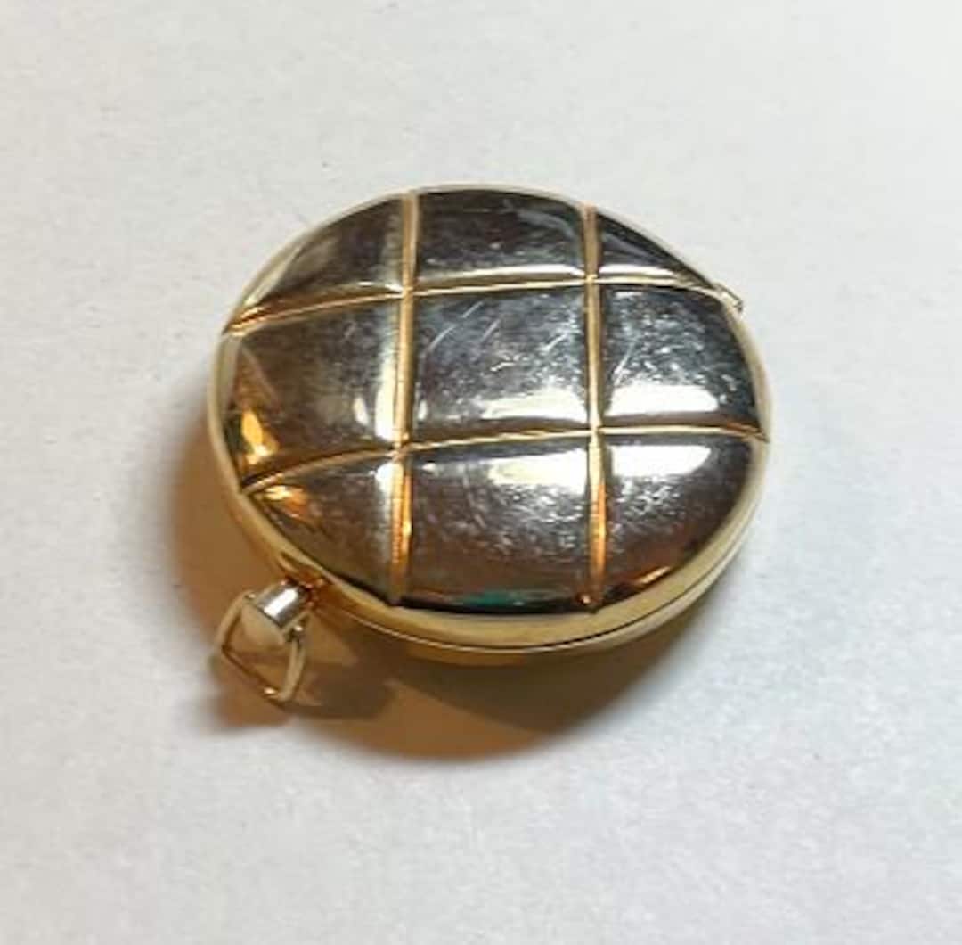 Vintage Estee Lauder Powder Compact Golden Quilt, Lucidity, Goldtone ...