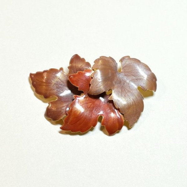 Autumn Leaf Brooch - Etsy