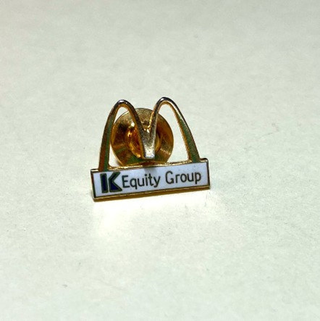 Vintage Mcdonald's K Equity Group Pin, Goldtone Metal With Enamel ...