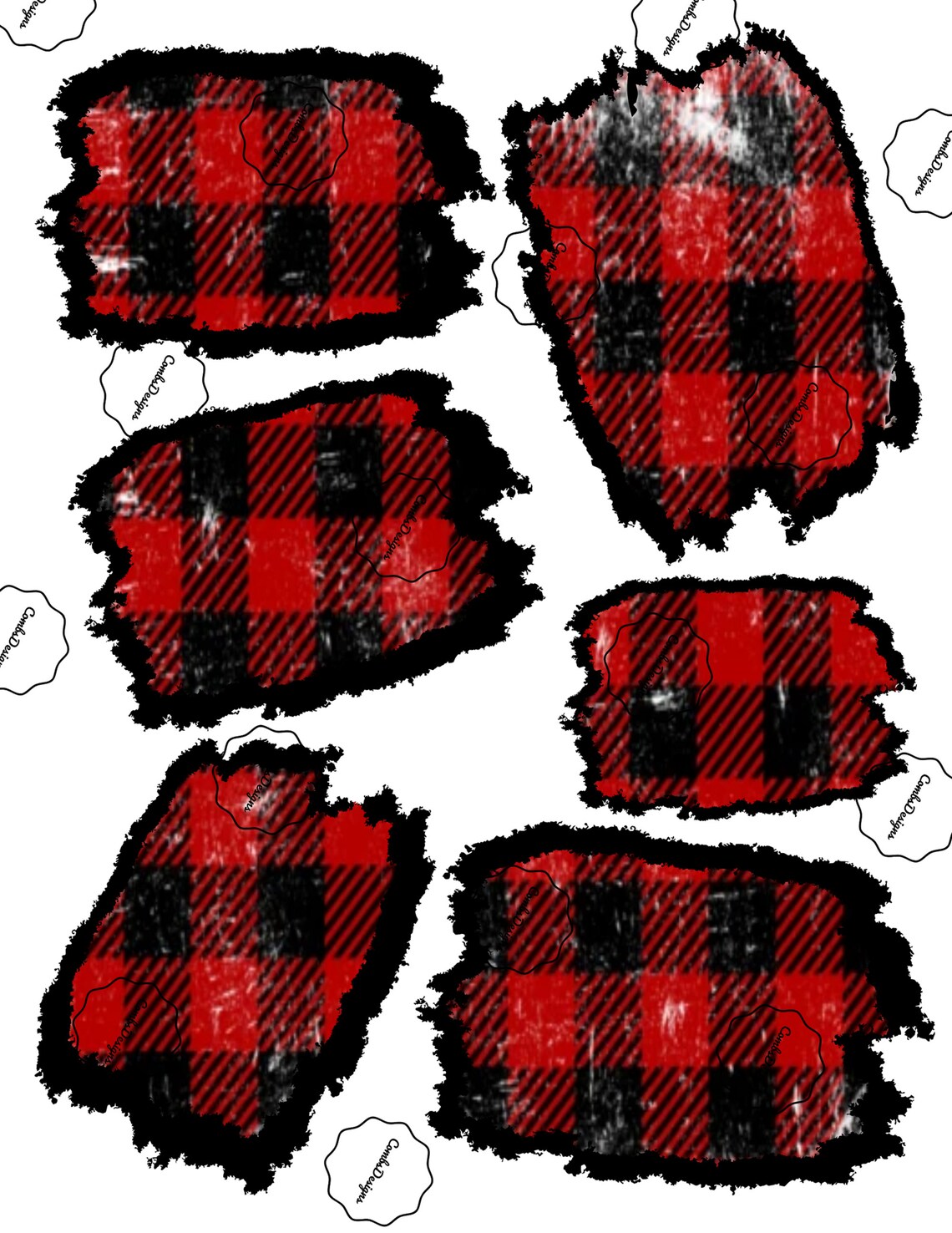 Instant Download / PNG / Digital Image Sublimation Red and | Etsy