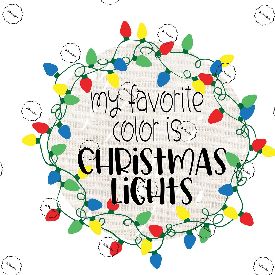 Sublimation Transfer / Ready to Press Heat Transfer / My Favorite Color ...