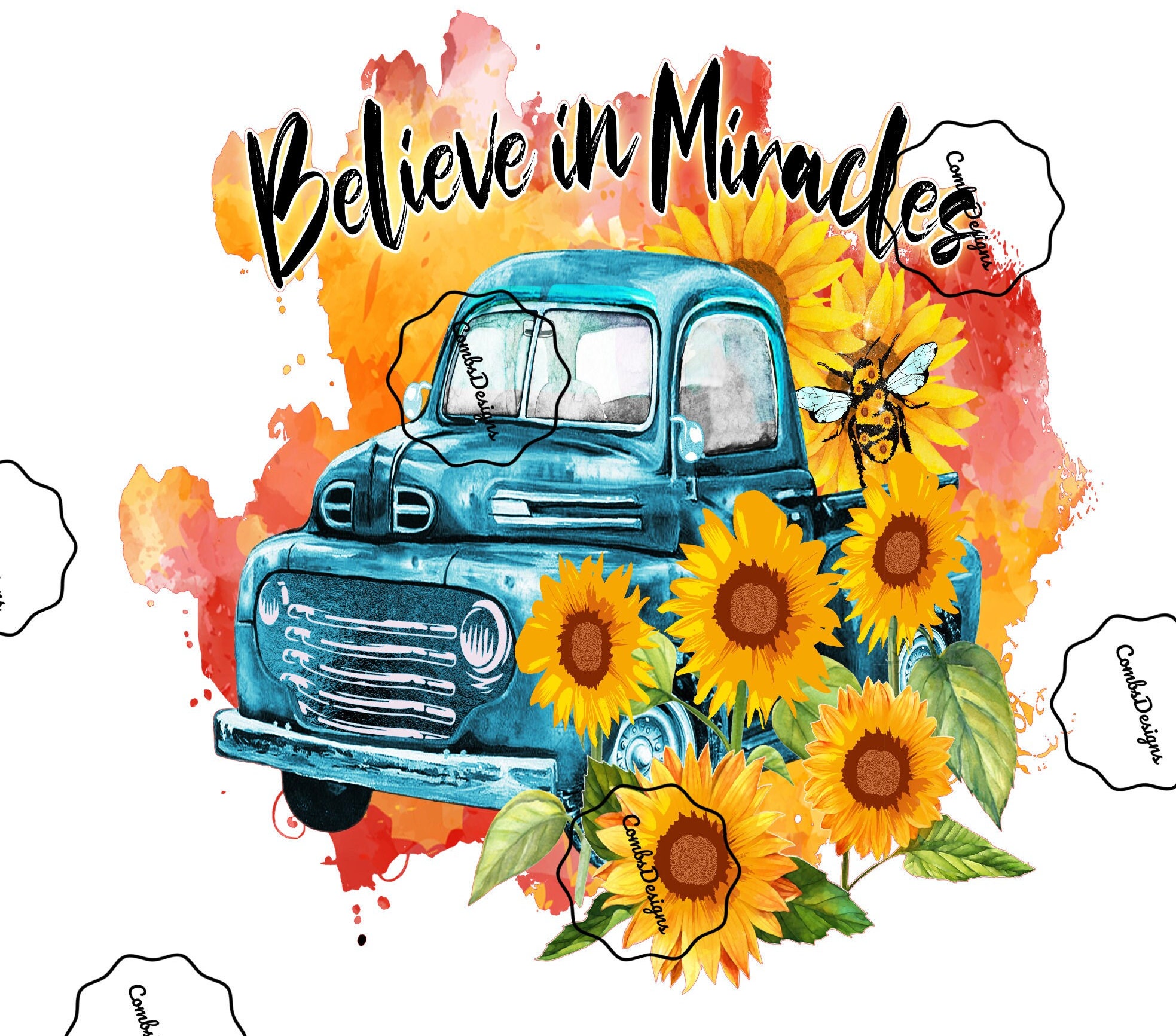 Ready to Press Heat Transfer Sublimation Design / Believe in - Etsy