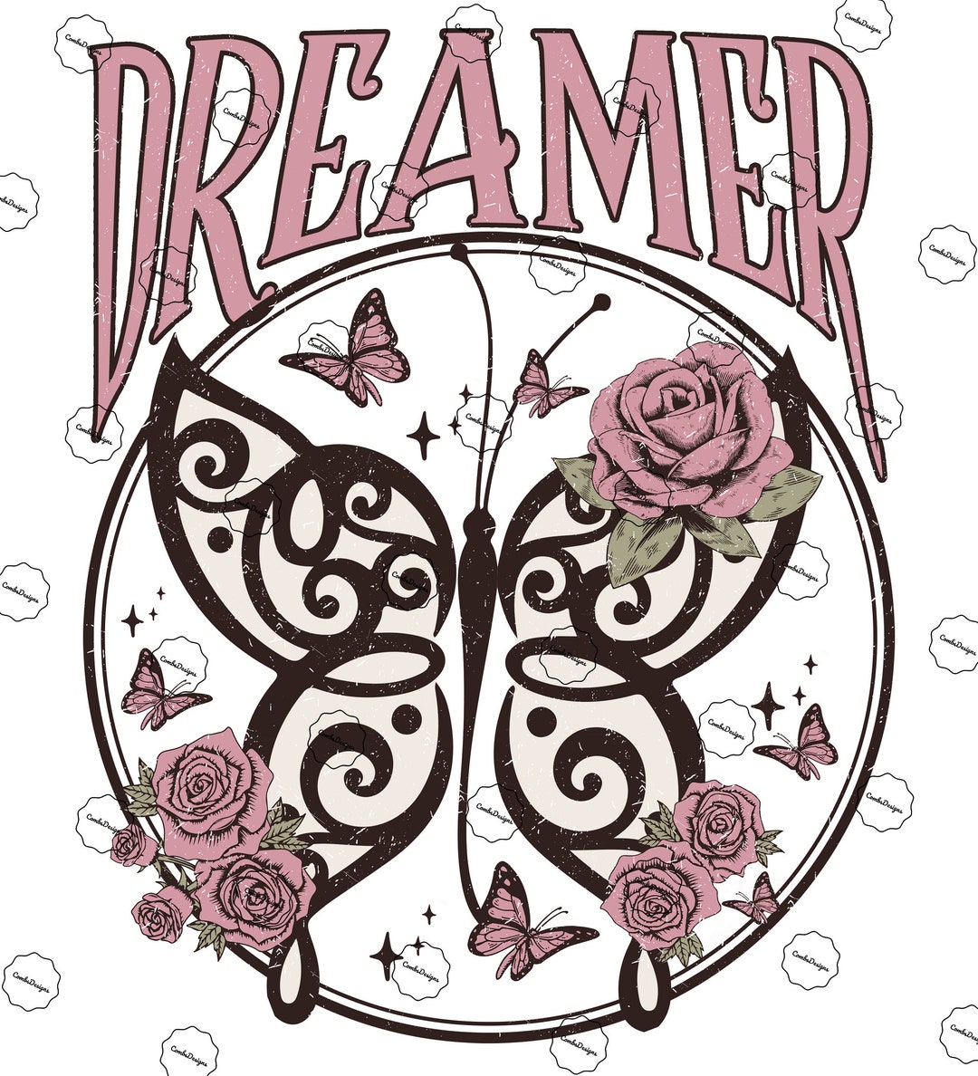 Ready to Press Heat Transfer Sublimation Design / Dreamer / Dream ...