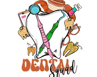 DTF direct to Film Ready to Press Transfer Dentist/dental - Etsy