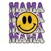 Retro Mama Smiley Face DTF Transfer, Sublimation Transfer, Ready to ...