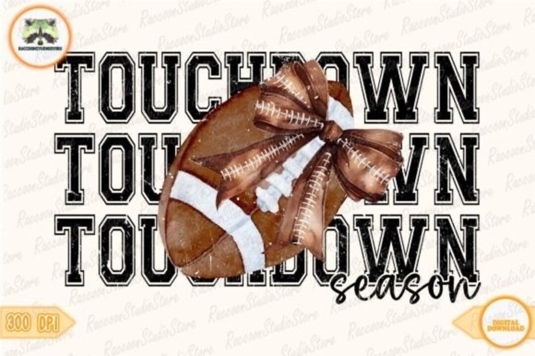 Fall Football Touchdown Season Dtf Transfer, Sublimation Transfer ...