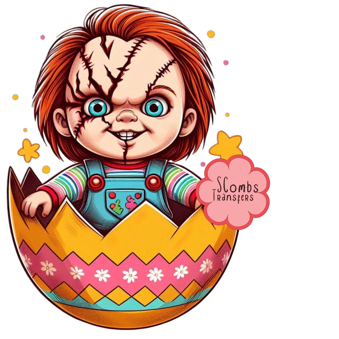 Easter Horror Dtf Transfer, Ready to Press Hot Peel Dtf Transfer ...