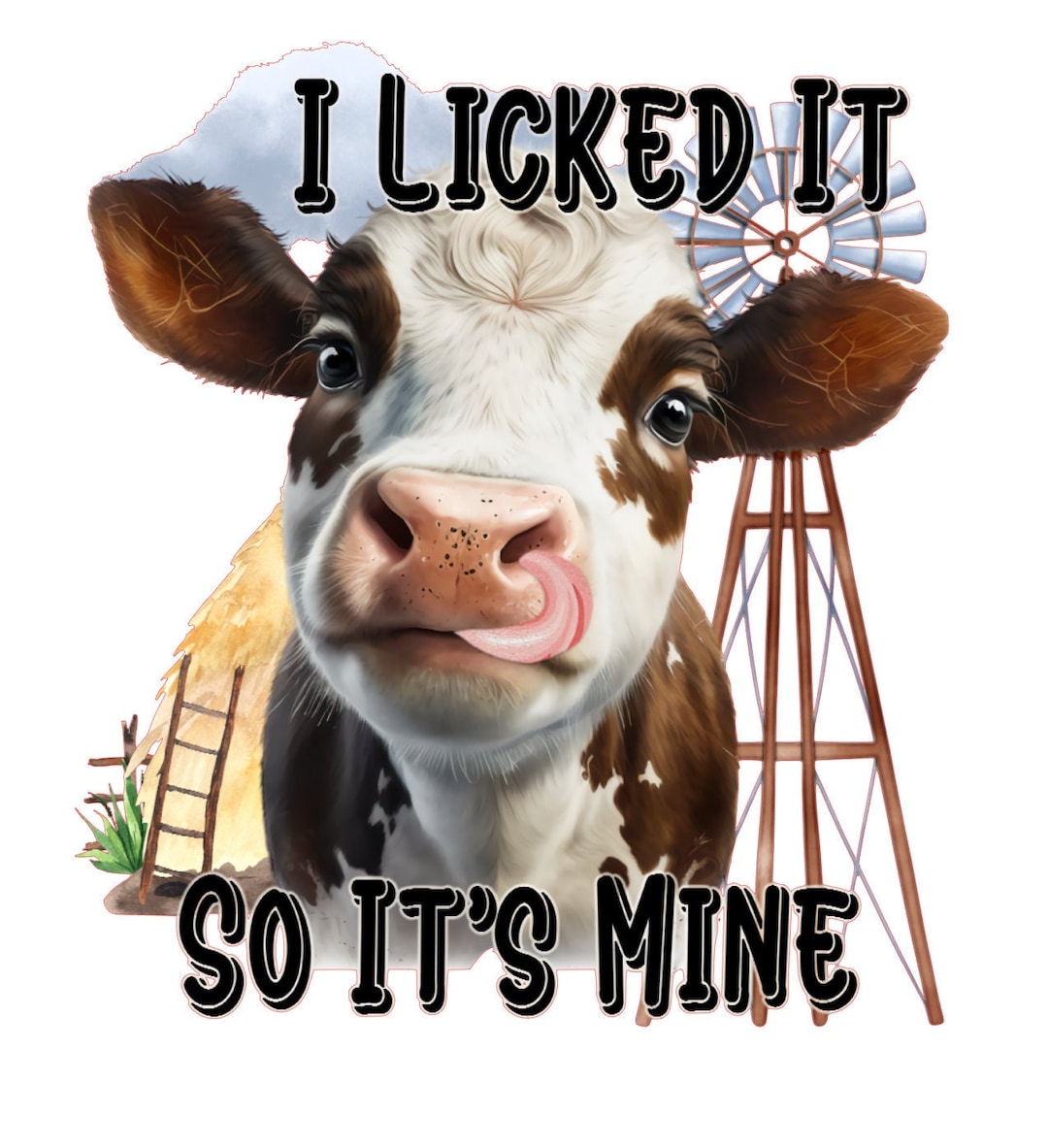 Funny Cow Dtf Transfer, Sublimation Transfer, Ready to Press Heat ...