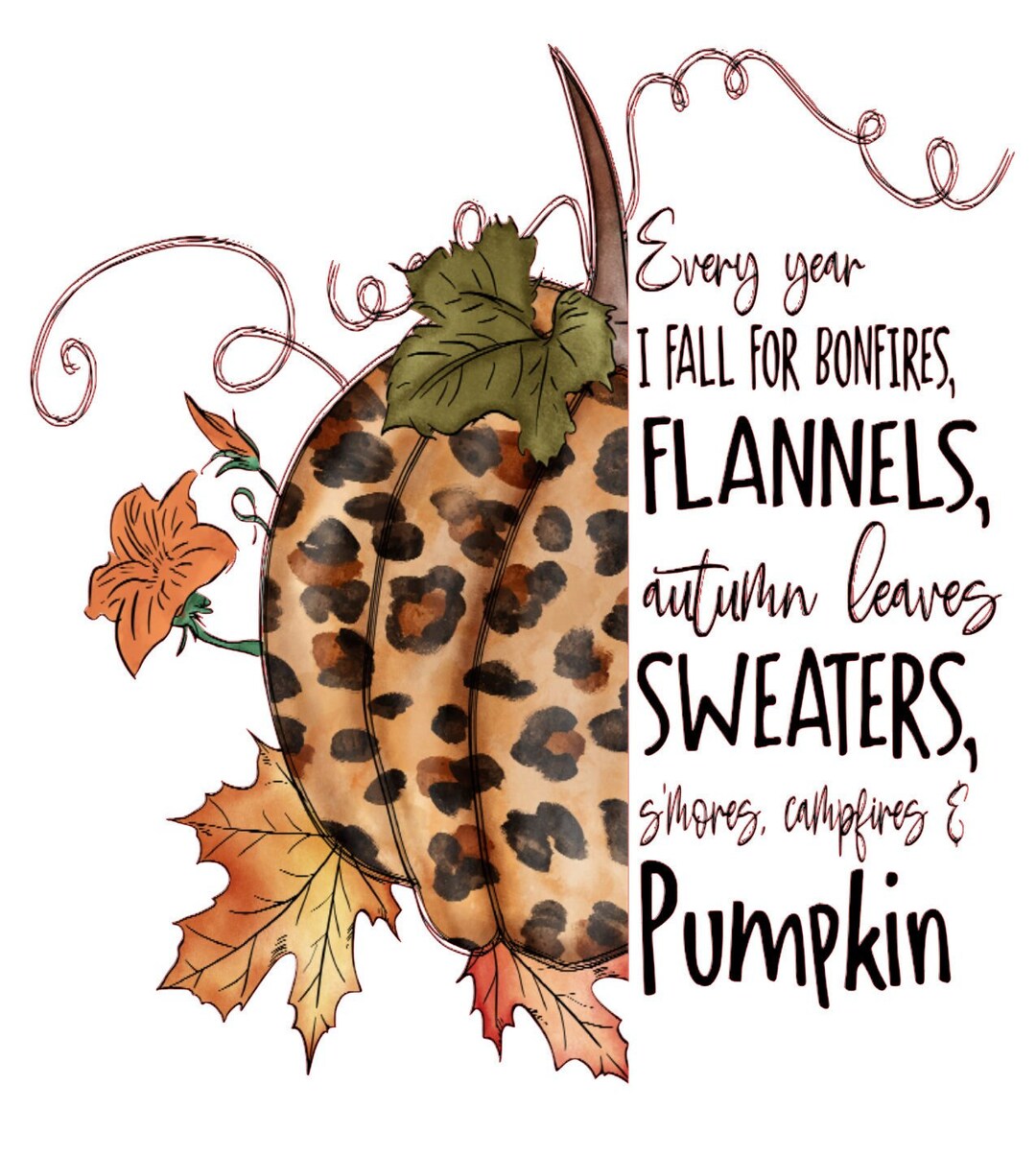 Fall Dtf Transfer, Sublimation Transfer, Ready to Press Heat Transfer ...