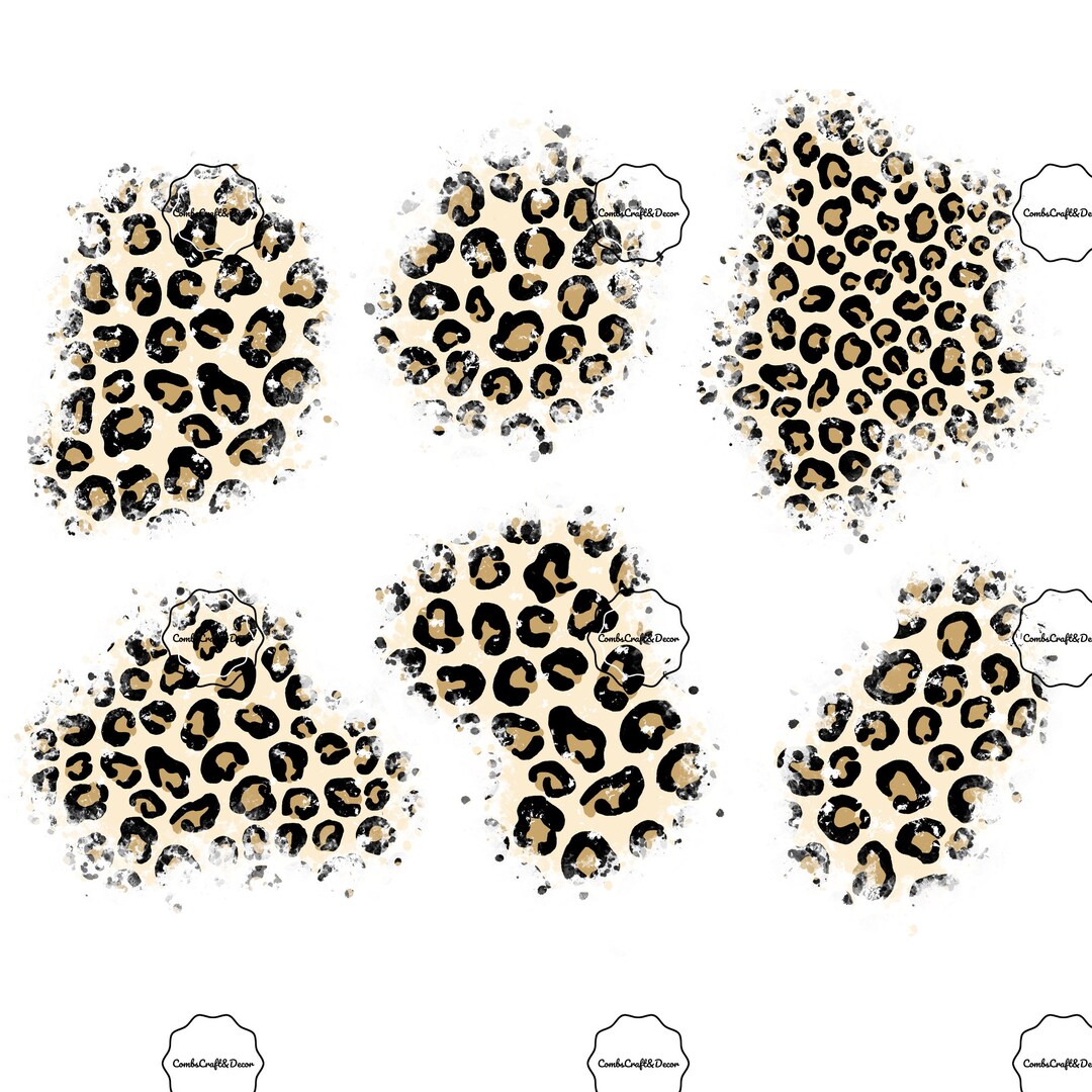 Leopard Cheetah / Instant Download /png / Distressed / Leopard ...