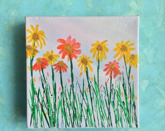 Painting of daisies | Etsy