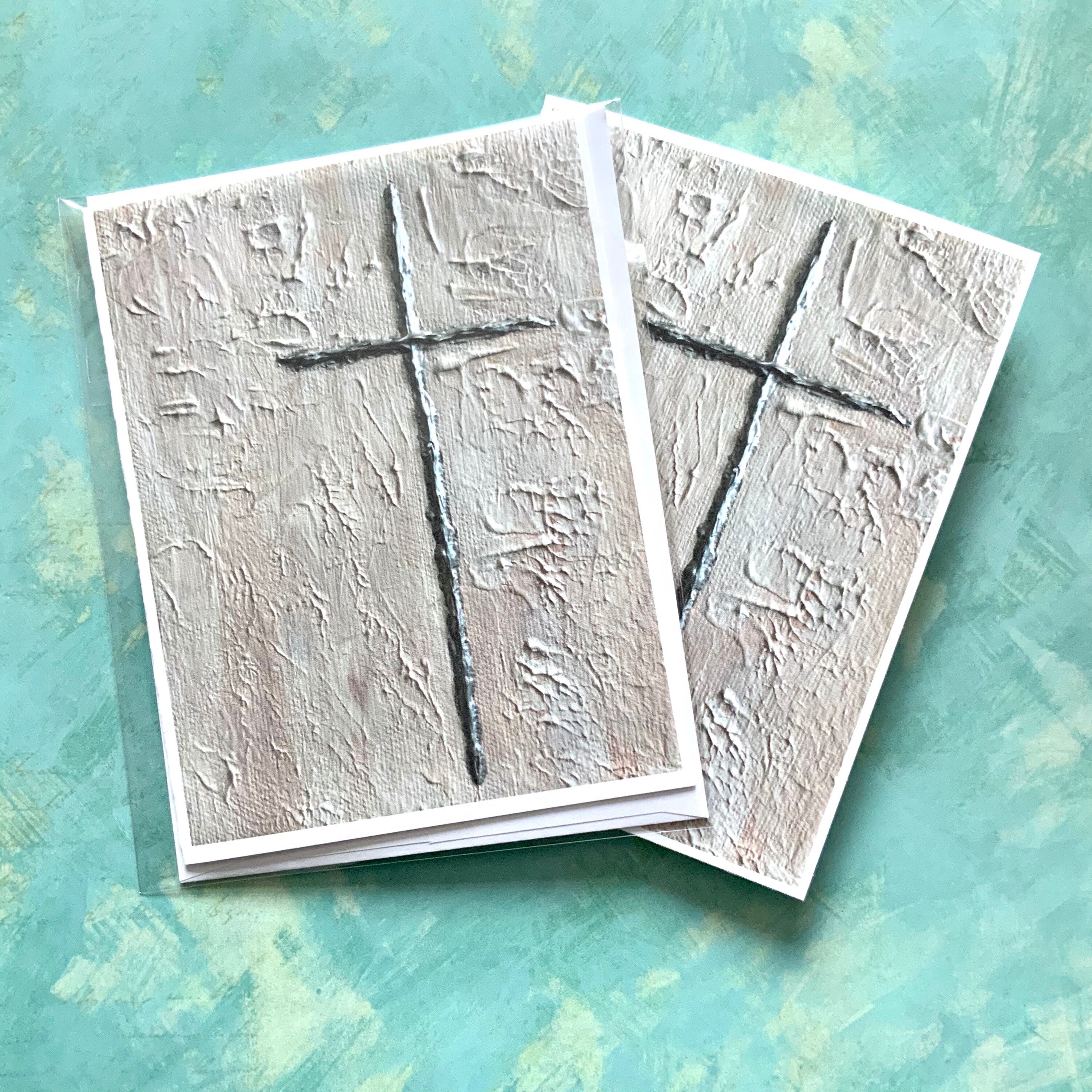 Original Religious Note Cards Stationery Set Cross Cards | Etsy