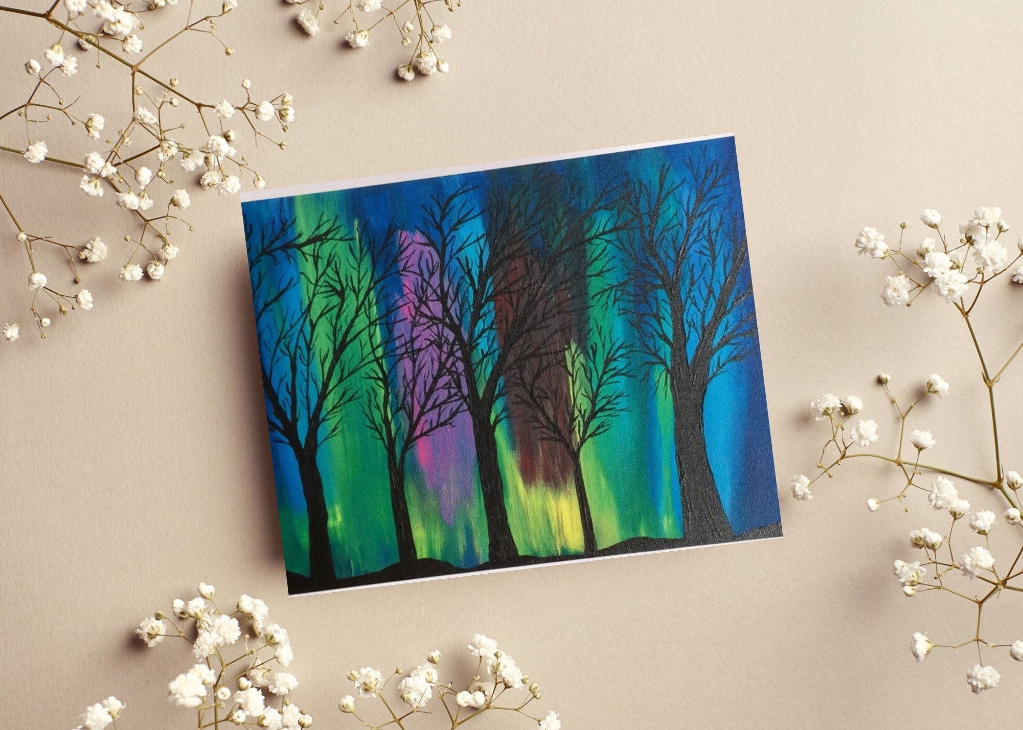 Set of Cards Northern Lights Cards All Occasion Cards Cards - Etsy