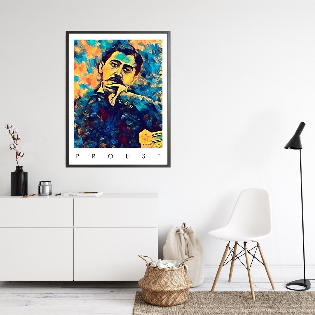 Marcel Proust Wall Art - Proust Print - Literary Gift Proust Poster ...