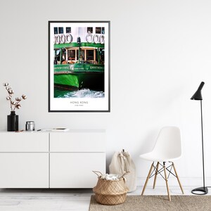 Star Ferry Hong Kong Print - Victoria Harbour Hong Kong Wall Art - HK ...