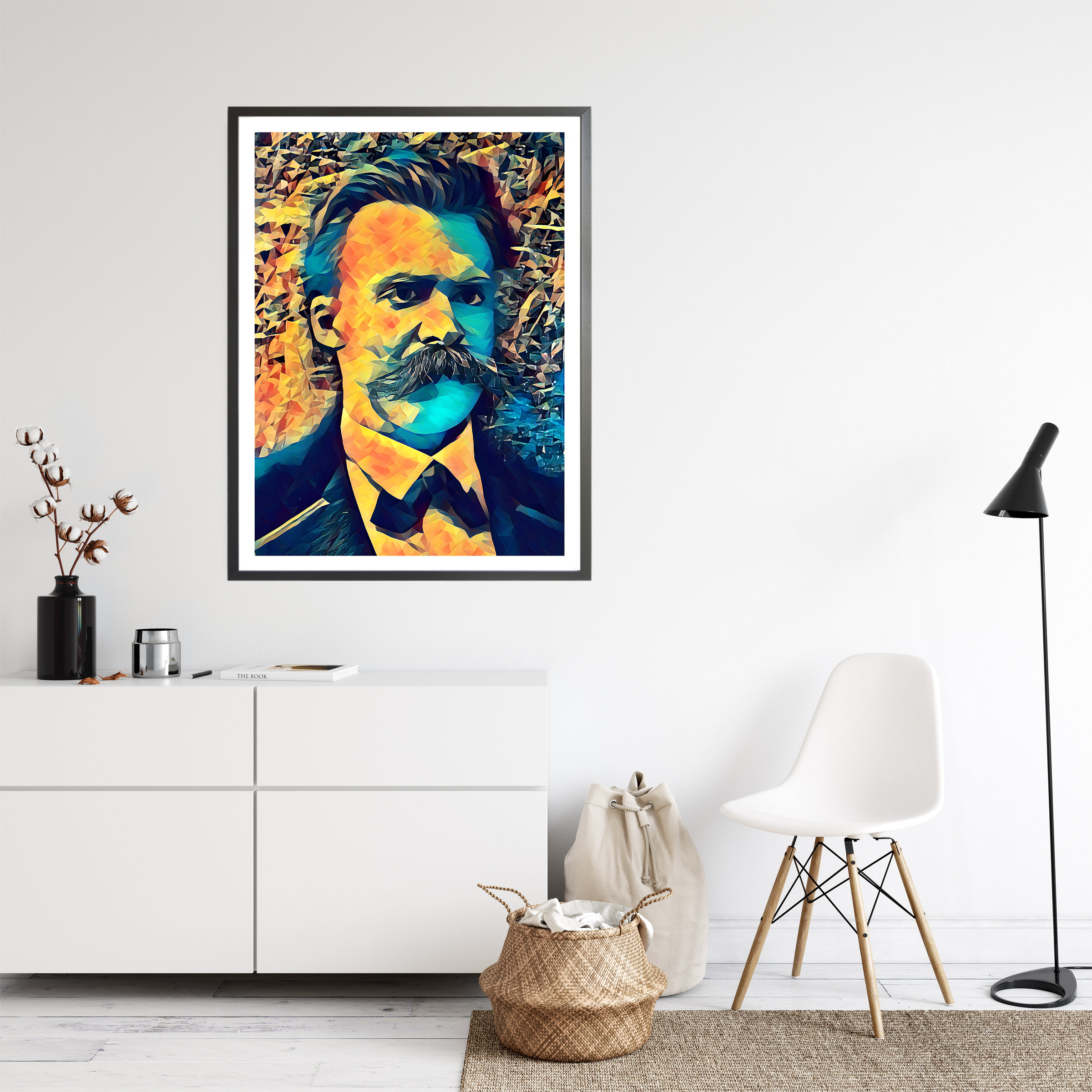 Friedrich Nietzsche Poster - Philosophy Print - Philosopher Wall Art ...