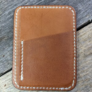 Hand Tooled Leather Front Pocket Wallet With Western Floral Design ...