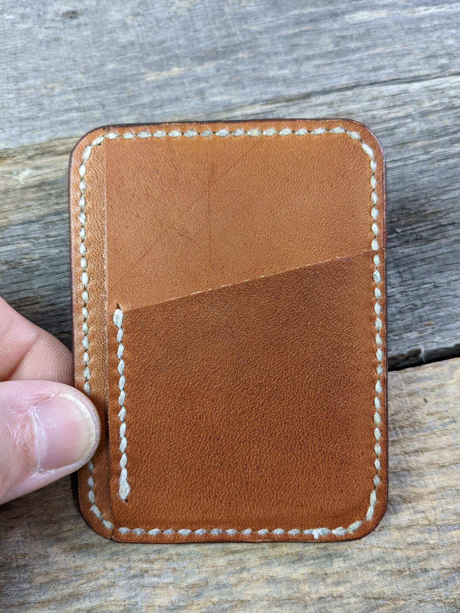 Hand Tooled Leather Front Pocket Wallet With Western Floral - Etsy