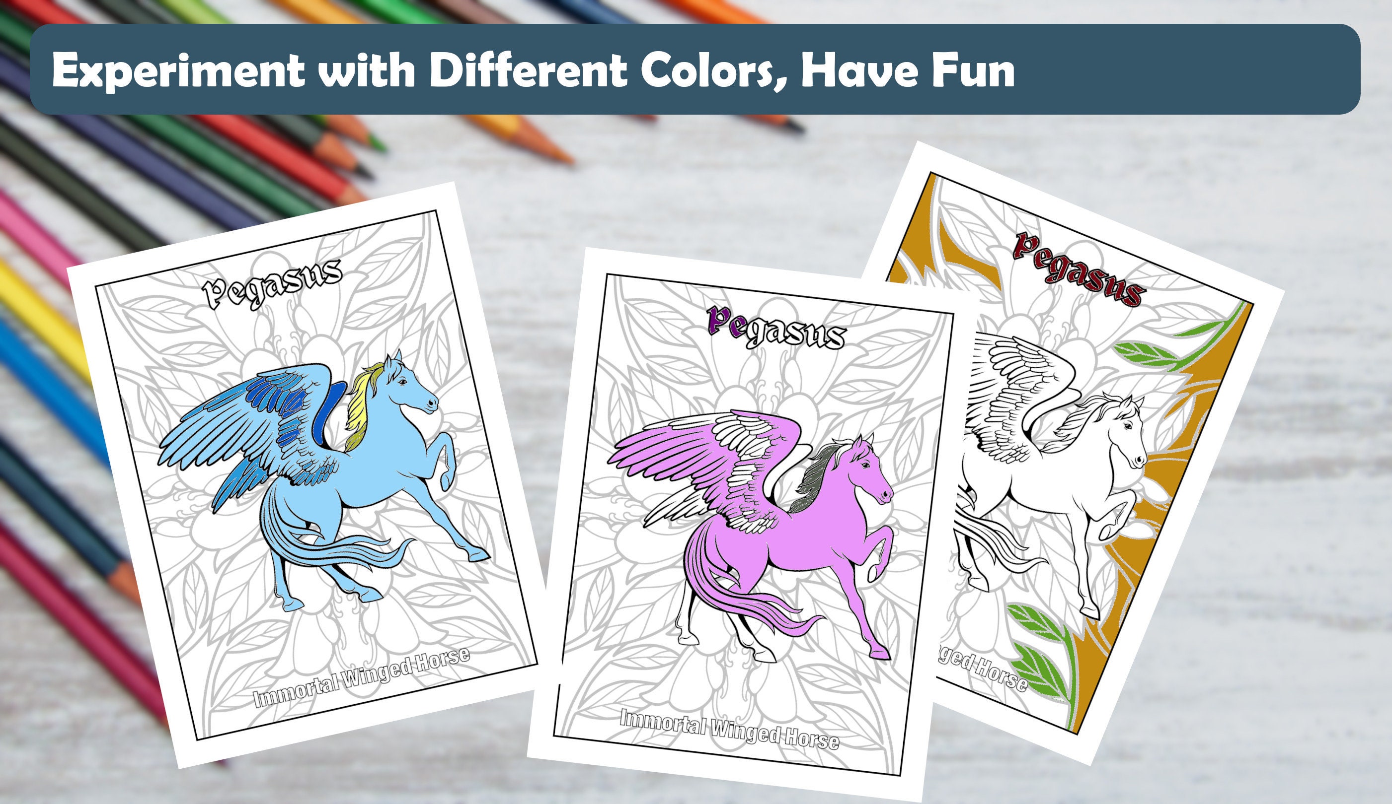Greek Mythology Coloring Book, Gods and Goddesses Coloring Pages ...