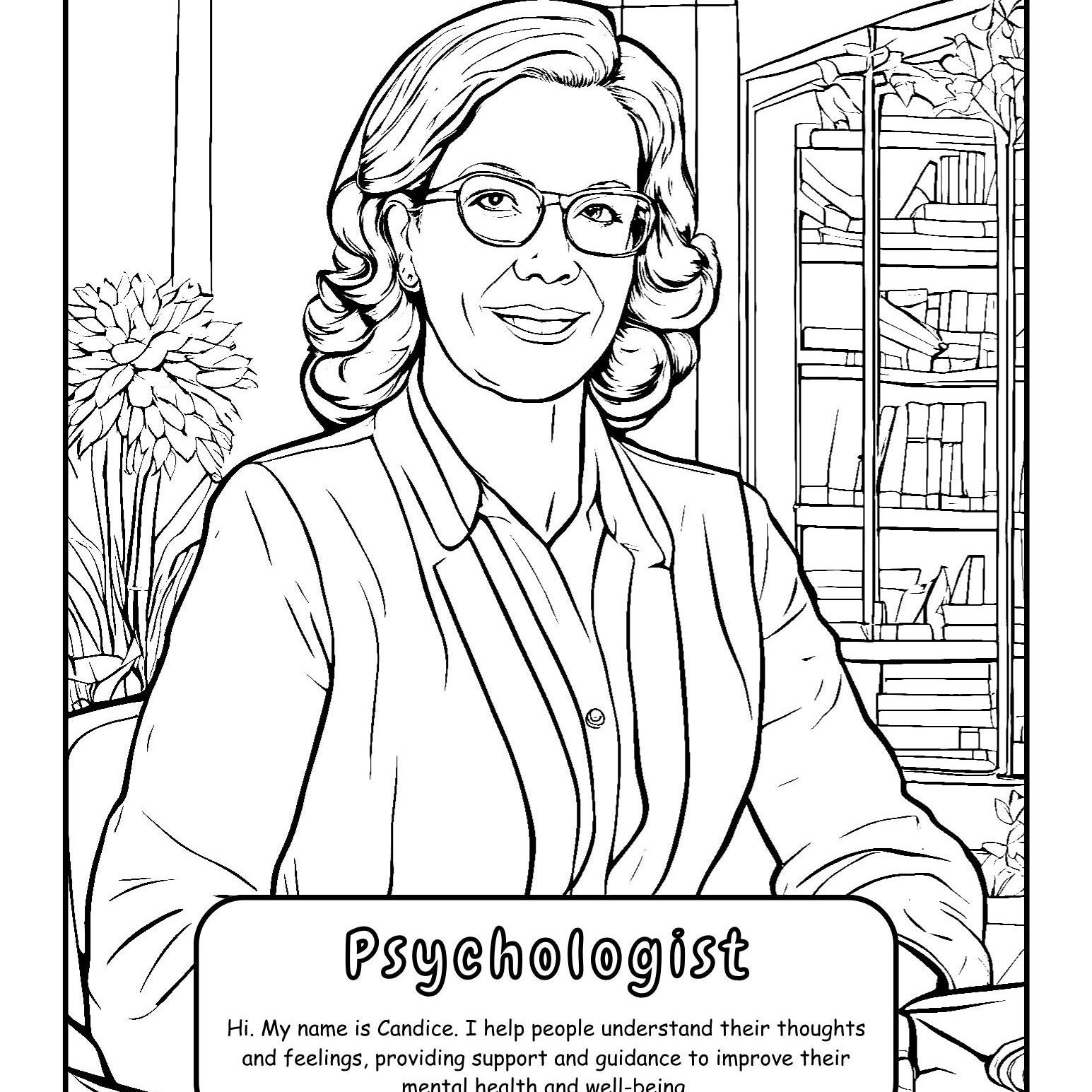 Girls Career Coloring Book Inspirational Kids Jobs Book Aspirational ...