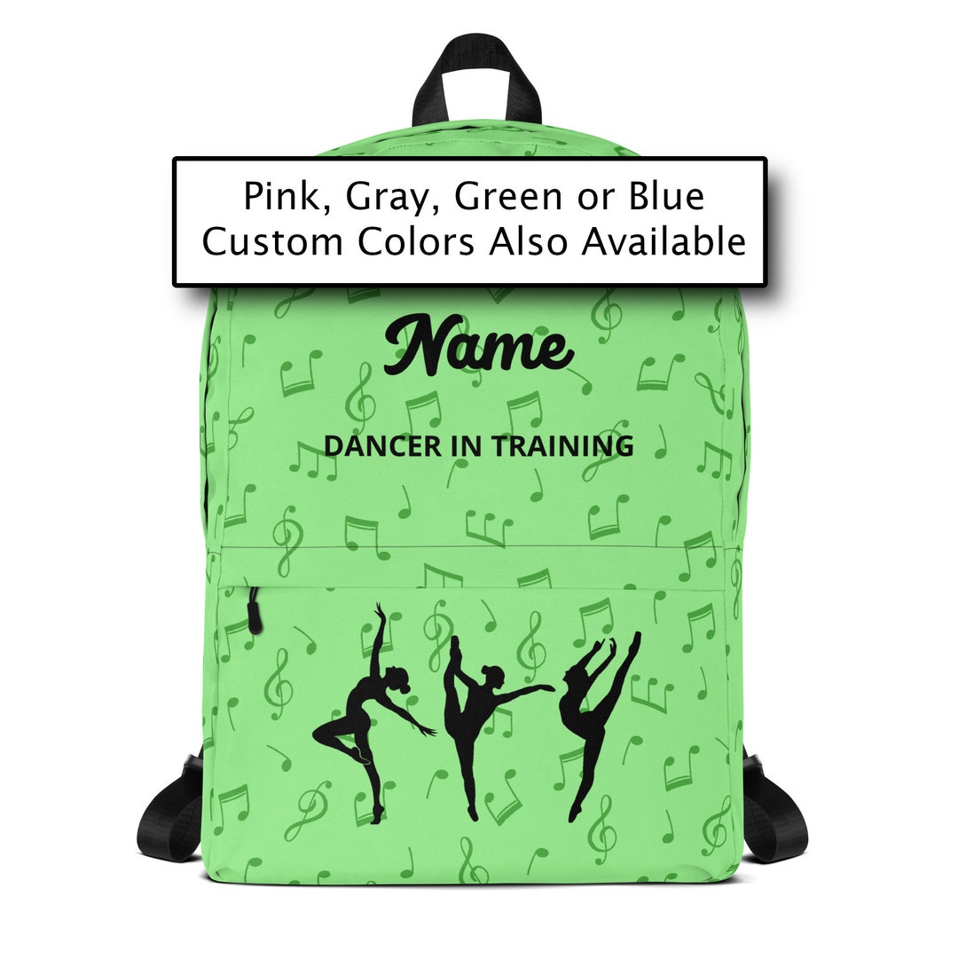 Custom Kids Dancer Backpack Dancer in Training Bookbag Personalized ...