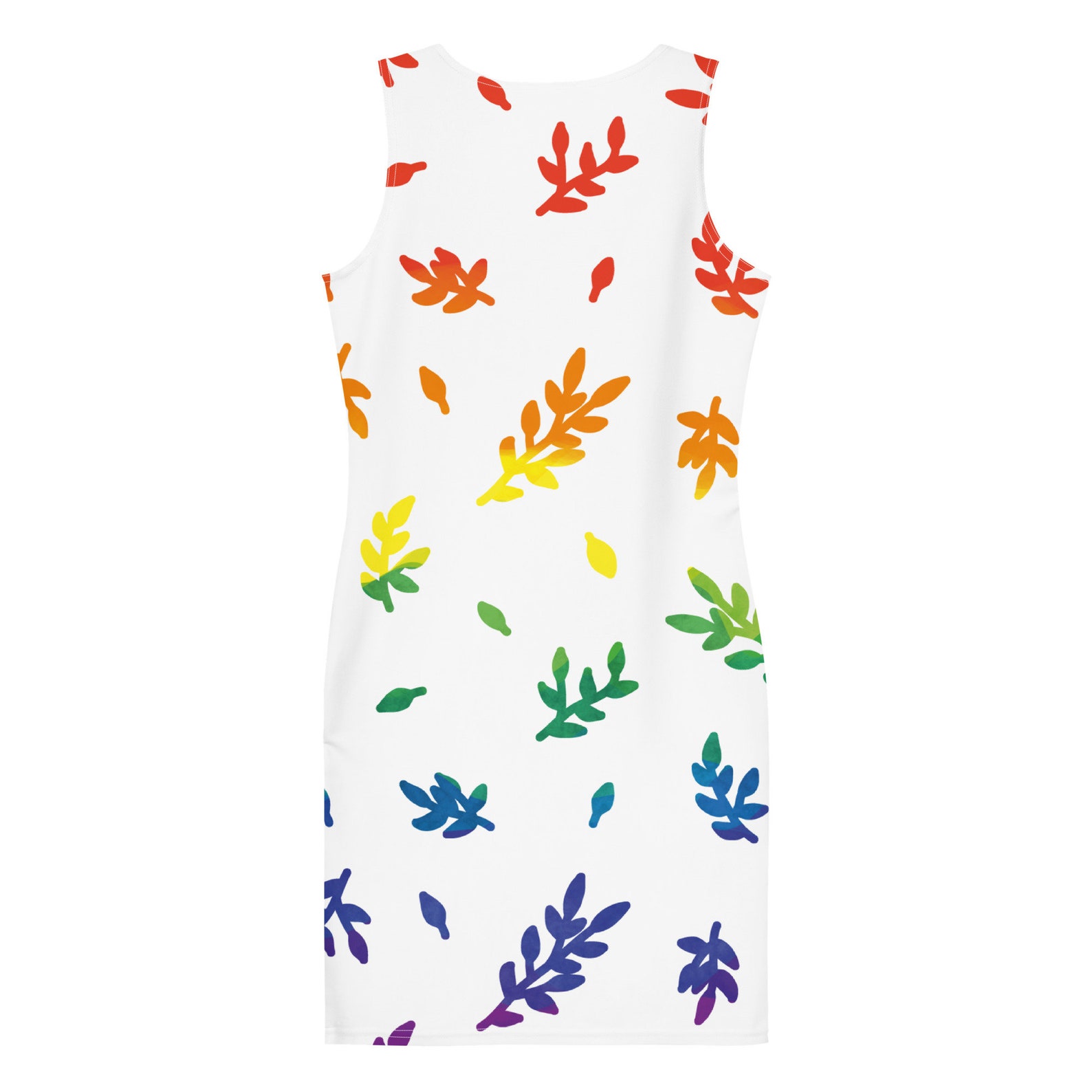 Rainbow Pride Dress, LGBTQIA Dress, Fun Bodycon Fitted Dress ...