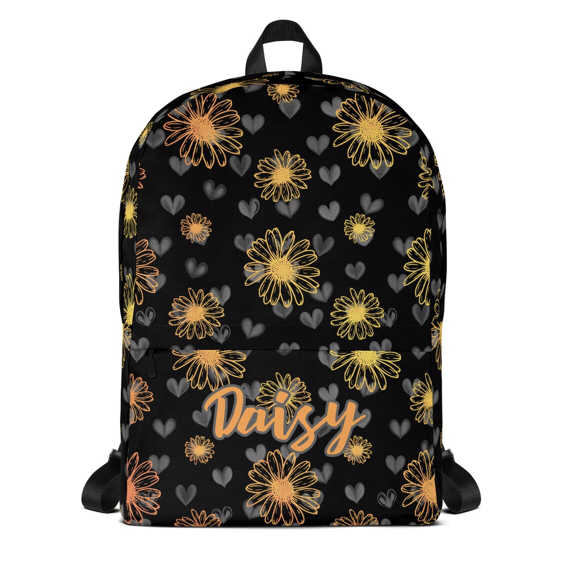Custom Floral Backpack, Cherry Blossom, Dahlia, Daisy, Hibiscus, Leaves ...