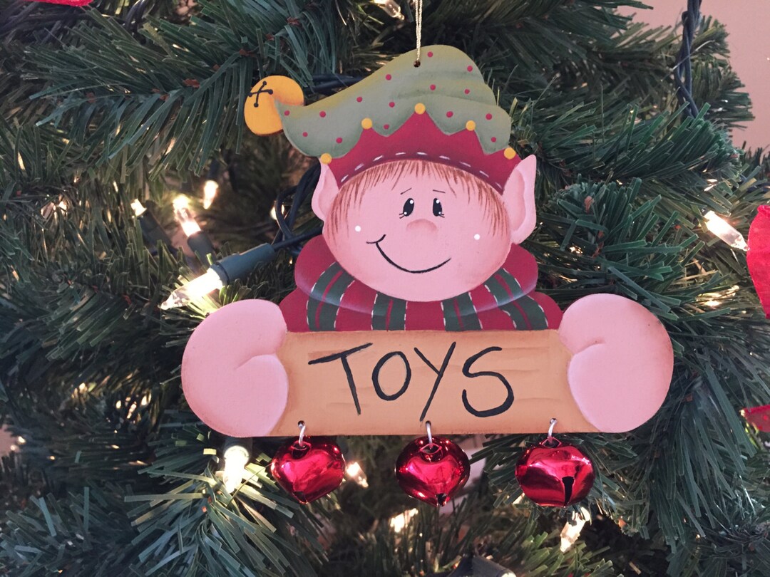 Jingle Bell Elf Ornament - Etsy