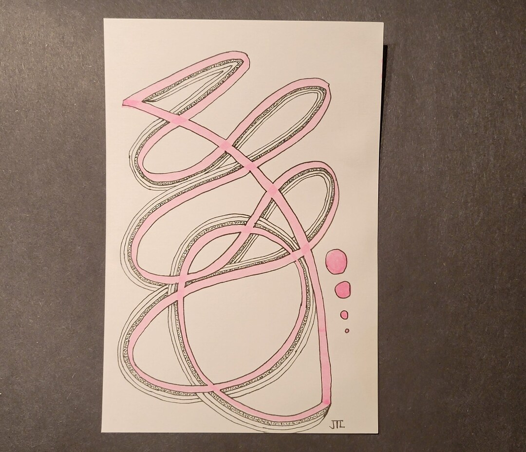 Original Ink Abstract Artwork Light Language Art - Etsy