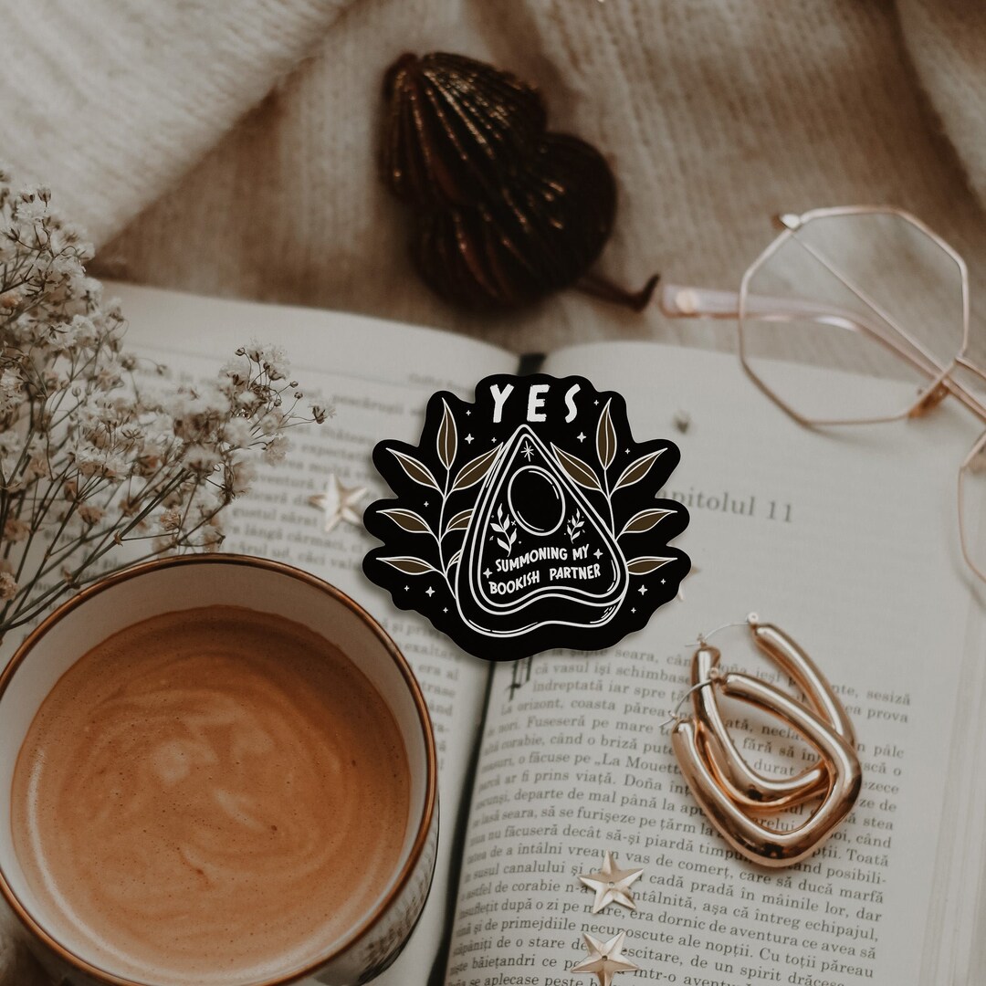 Summoning My Bookish Partner Sticker - Etsy
