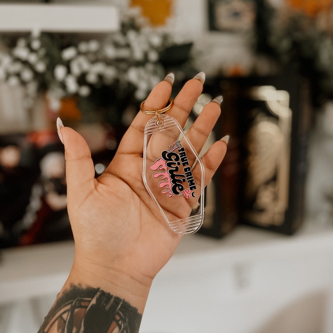 True Crime Girlie Motel Keychain - Etsy