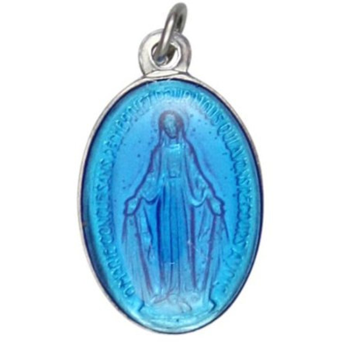 Pack of 10 Miraculous Medals. Miraculous Medal. Blue - Etsy