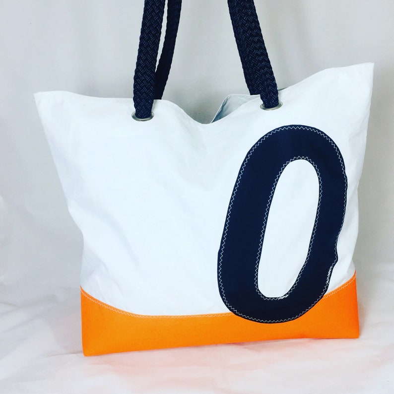 SEA BAG Upcycled Bag Handcrafted Recycled Sail Beach Travel Tote Women ...