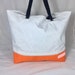 SEA BAG Upcycled Bag Handcrafted Recycled Sail Beach Travel Tote Women ...