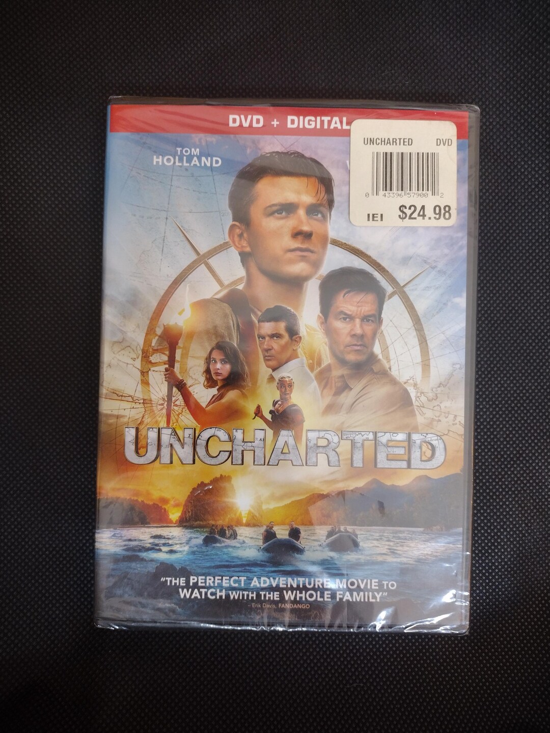 Uncharted DVD Movie With Tom Holland Brand New Sealed Authentic - Etsy