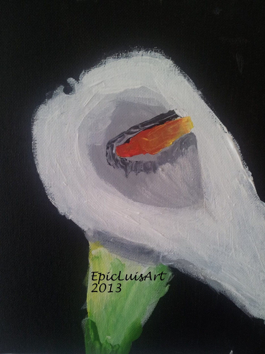 Calla Lily Art Print, 5 X 7 Art Photo Print, Flower Art Print, Matted ...