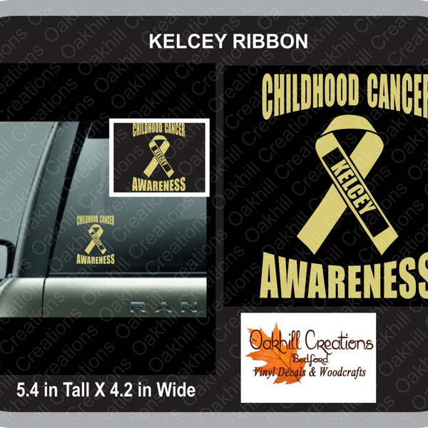 Childhood Cancer Window Decal - Etsy