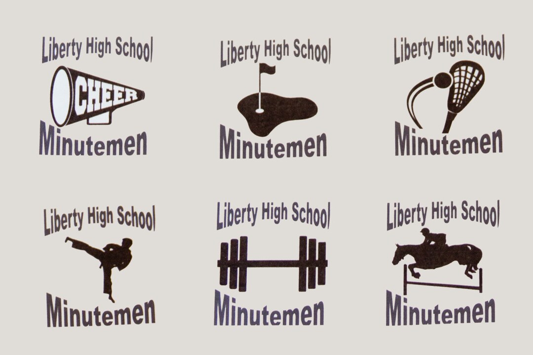 School Spirit Vinyl Decals, Car Sticker - Customize With Your School - Etsy