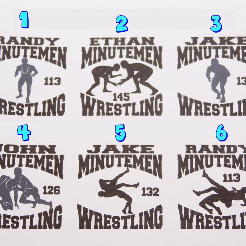 Wrestling Stickers - Etsy
