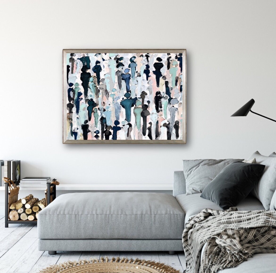 Huge Abstract Art, Abstract Painting, New York City, City Scape ...