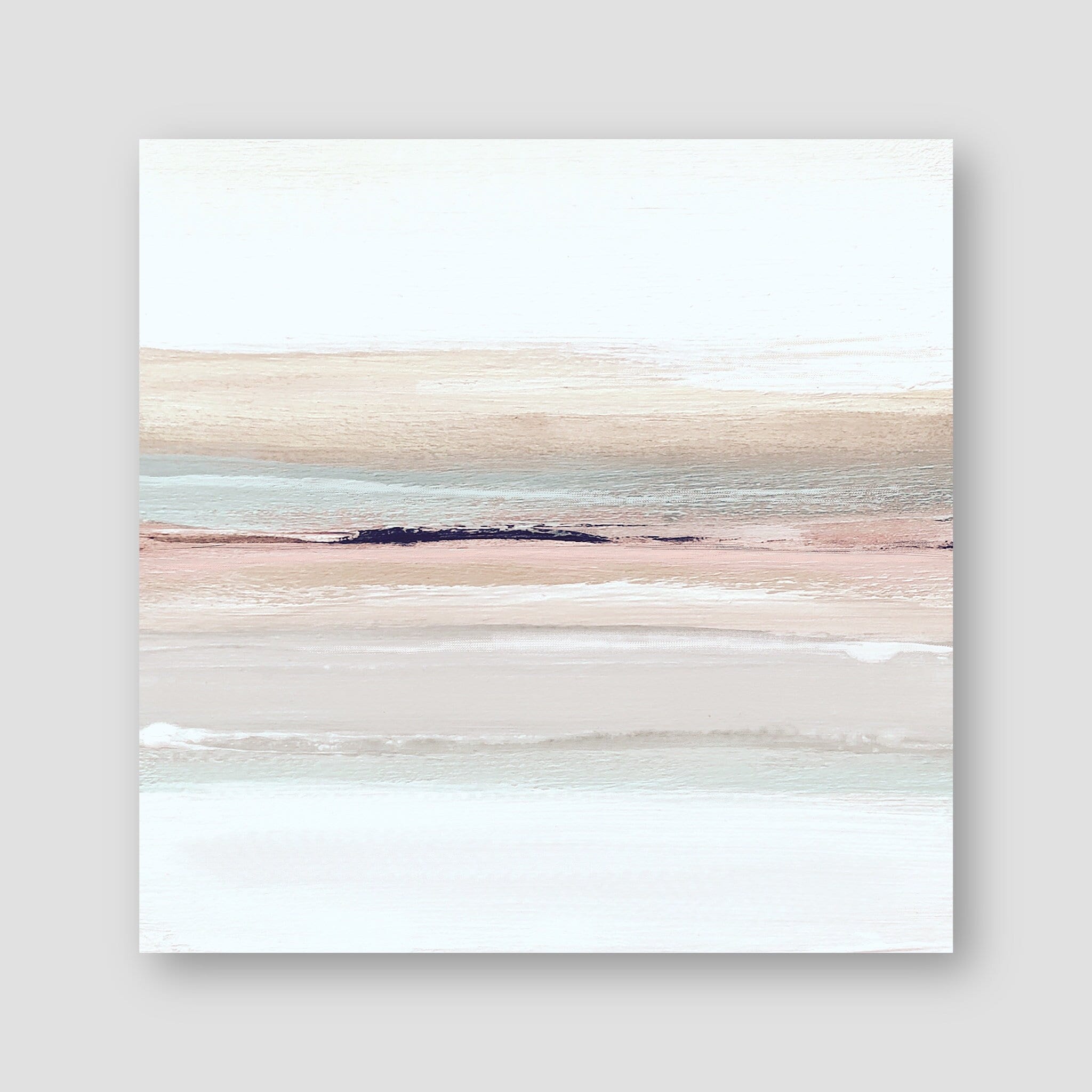 Muted Tone Coastal Wall Art, Abstract Coastal Seascape Art, Ocean ...