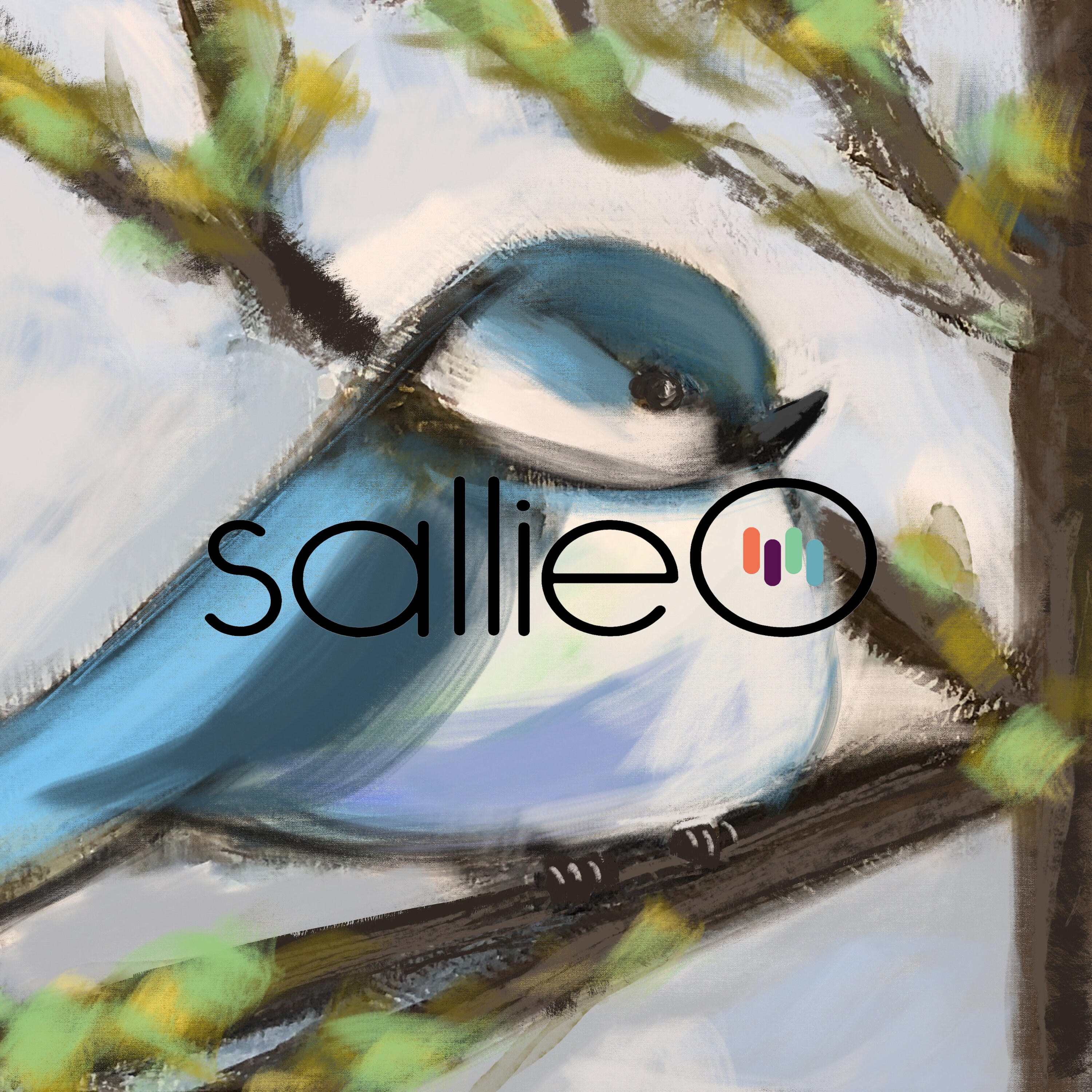 Blue Bird Wall Art, Bird Painting, Bird Print, Abstract Art, Fine Art ...