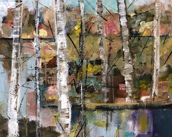 Print Birch Trees - Etsy