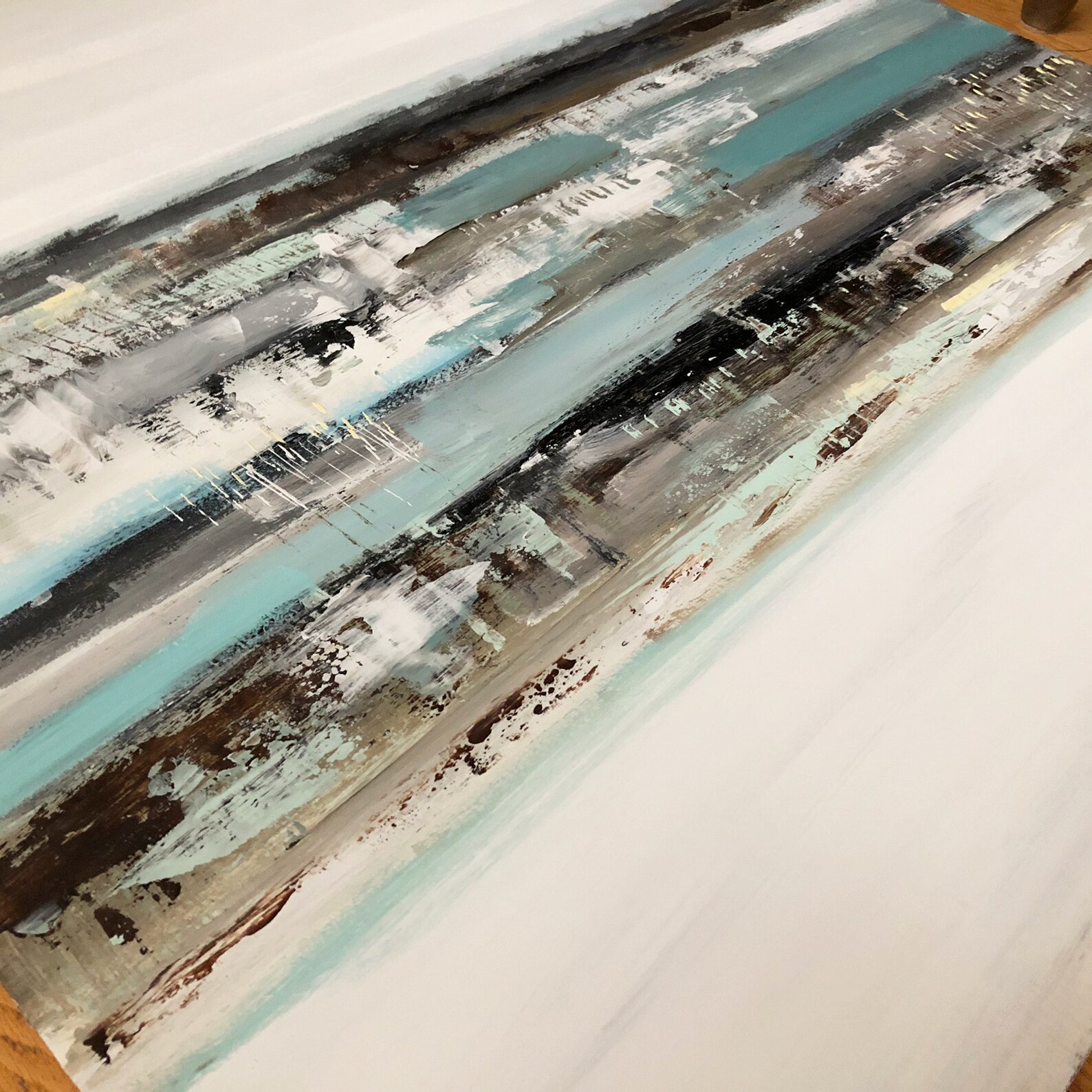 HUGE ABSTRACT ART Wood Wall Art Reclaimed Wood Art on Wood - Etsy