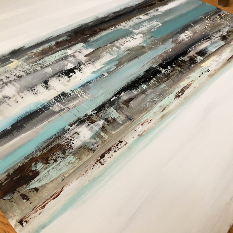 HUGE ABSTRACT ART Wood Wall Art Reclaimed Wood Art on Wood - Etsy