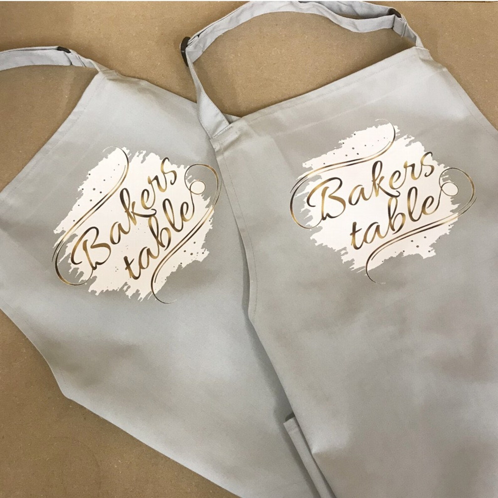 Personalised Customised Business Company Bib Aprons Printed | Etsy
