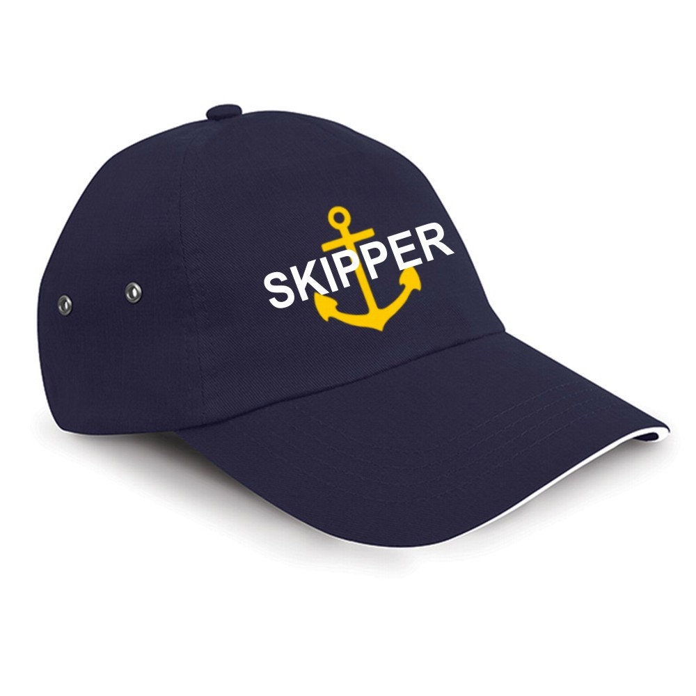 Personalised Embroidered Navy Yachting Boating Caps Hat - Etsy UK