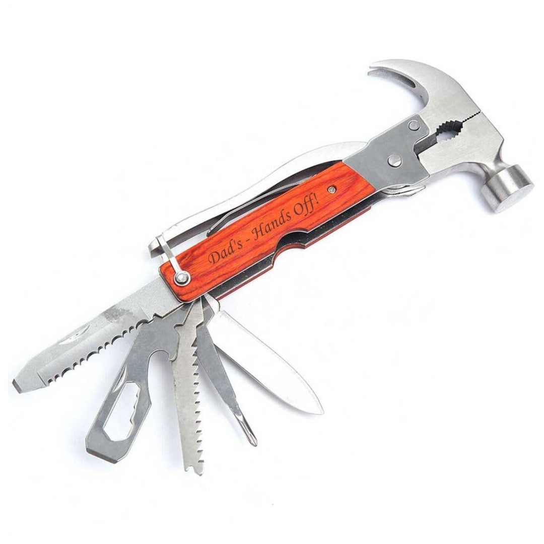Engraved Personalised 12-in-1 Multi-tool Set Perfect Fathers Day ...