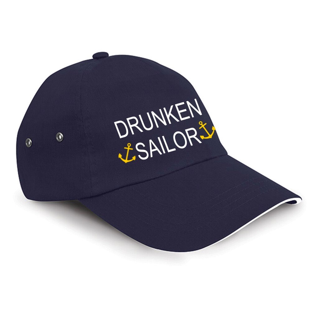 Personalised Embroidered Navy Yachting Boating Caps Hat - Etsy UK