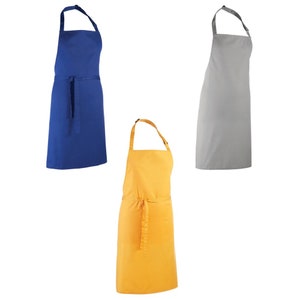 Personalised Customised Business Company Bib Aprons Printed With Your ...